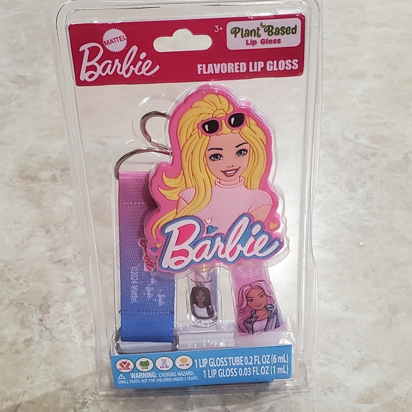 Barbie | Makeup | Barbie Lip Gloss Key Chain Set Strawberry And Cotton ...